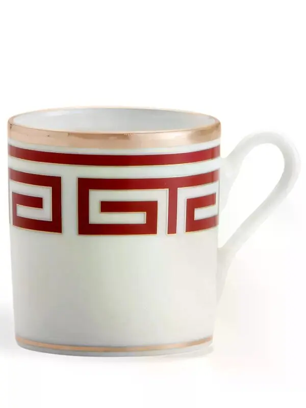 GINORI 1735 Labirinto Coffee Cups - Red