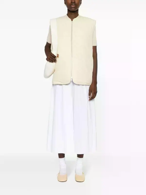 JIL SANDER Padded Zip-up Gilet