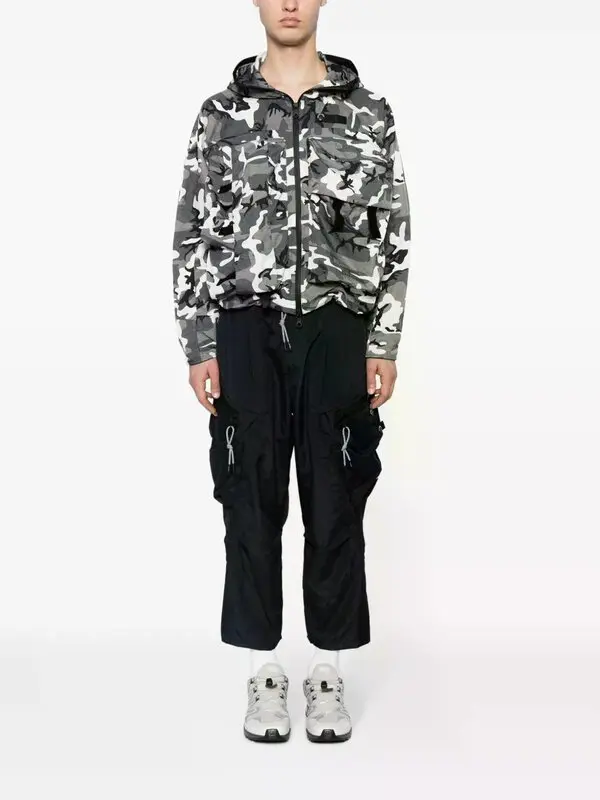 MOSTLY HEARD RARELY SEEN Camouflage-print Embroidered Logo Jacket