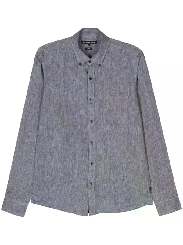 Michael Kors Slub-texture Linen Shirt