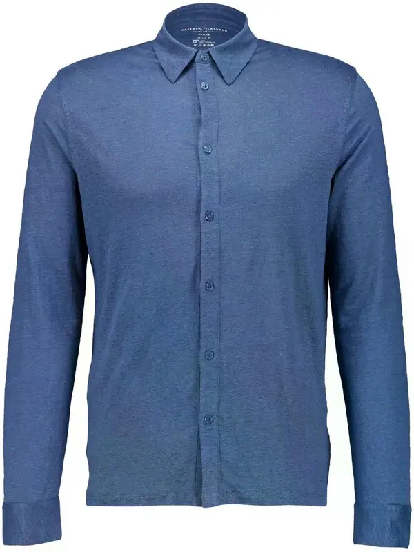Majestic Filatures Linen-flax-blend Shirt