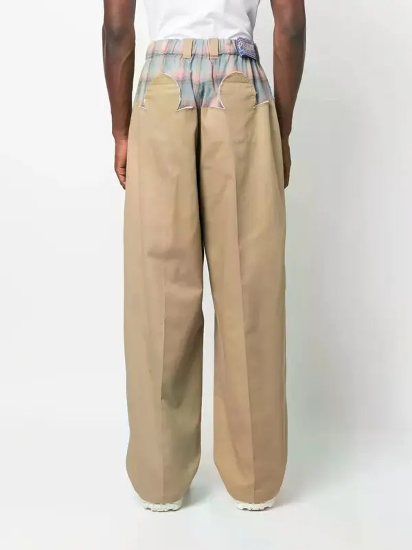 MAISON MARGIELA X Pendleton Checked Yoke Trousers