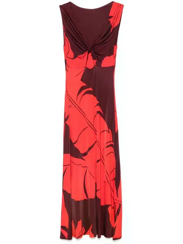 Johanna Ortiz Deep Heart Maxi Dress - Red