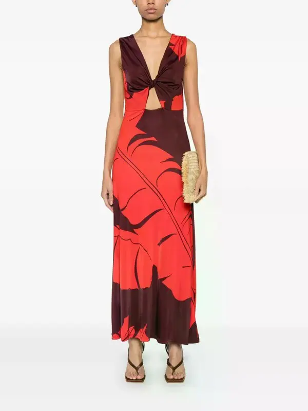 Johanna Ortiz Deep Heart Maxi Dress