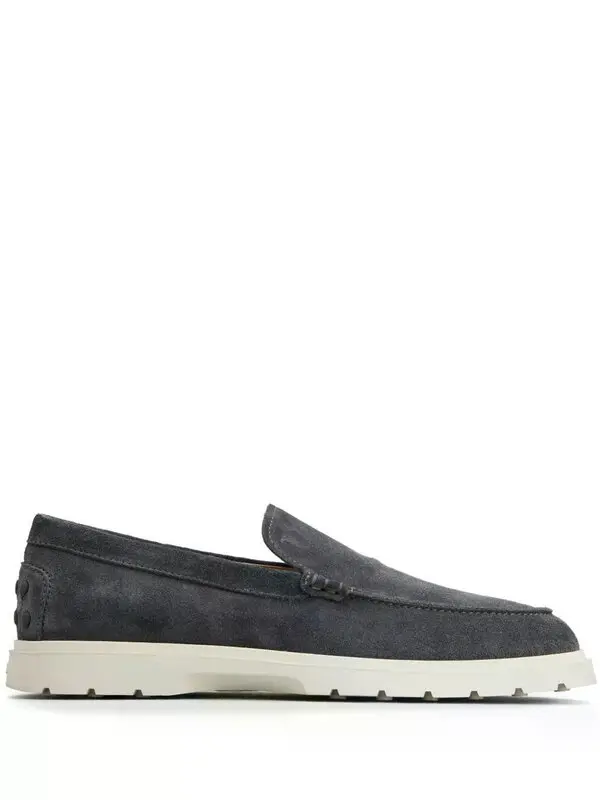 TOD'S Suede Loafers - Grey
