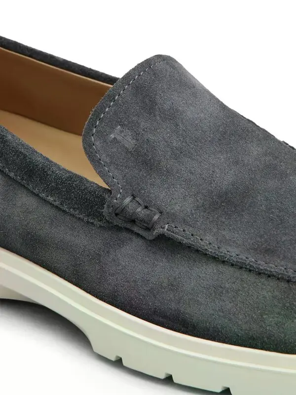 TOD'S Suede Loafers - Grey