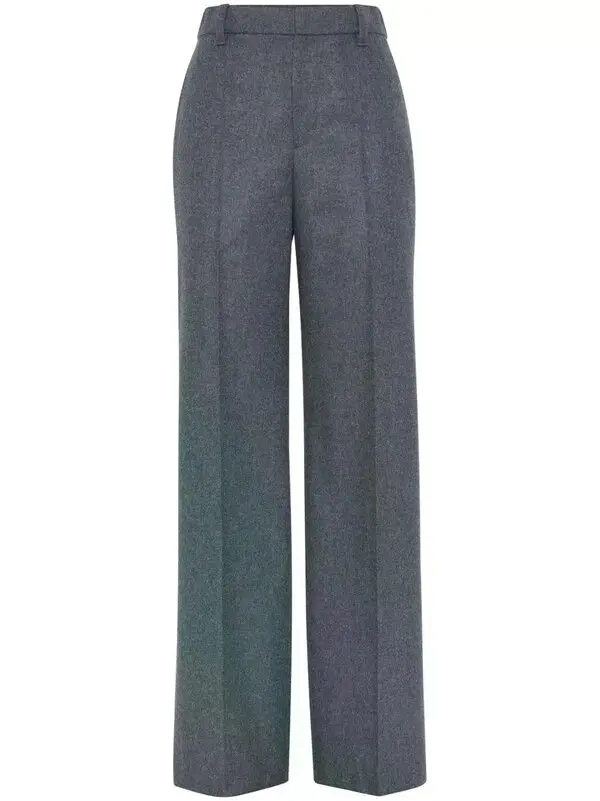 Brunello Cucinelli Wide-leg Tailored Trousers