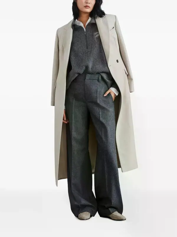 Brunello Cucinelli Wide-leg Tailored Trousers