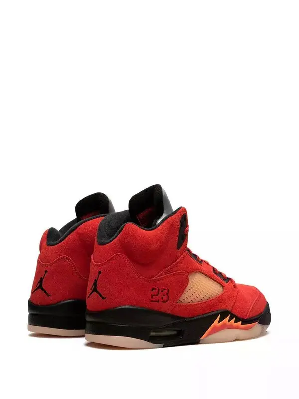 JORDAN Air Mars Leather Sneakers - Red