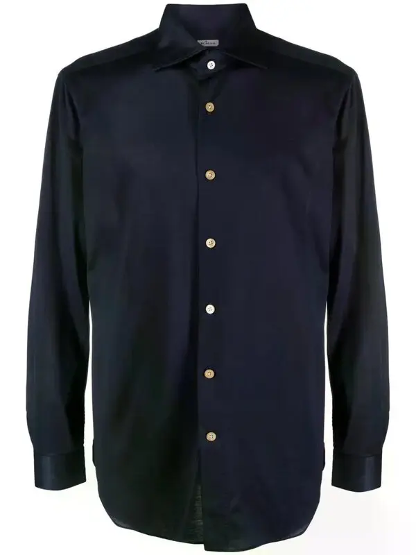 Kiton Slim-cut Cotton Shirt