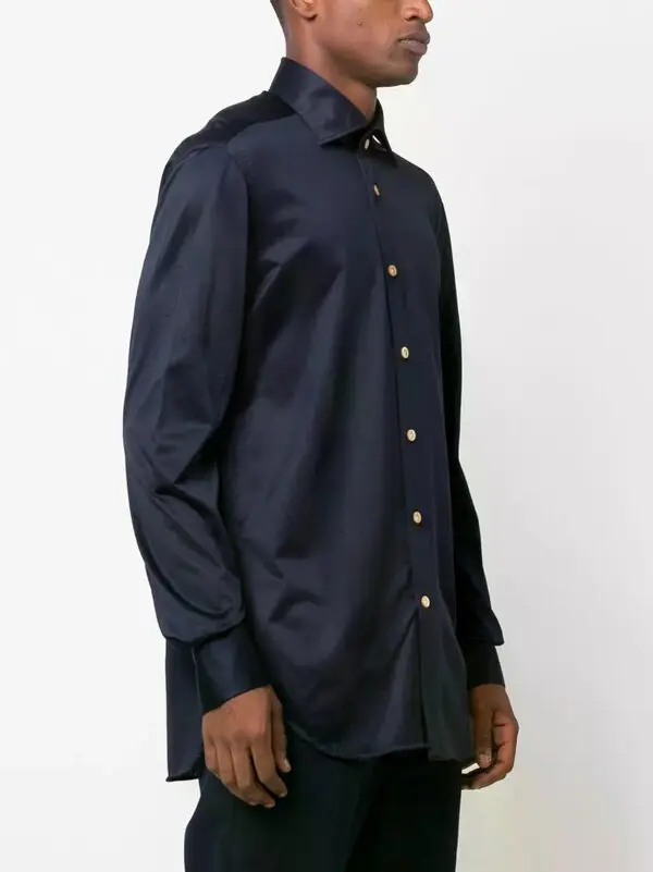 Kiton Slim-cut Cotton Shirt