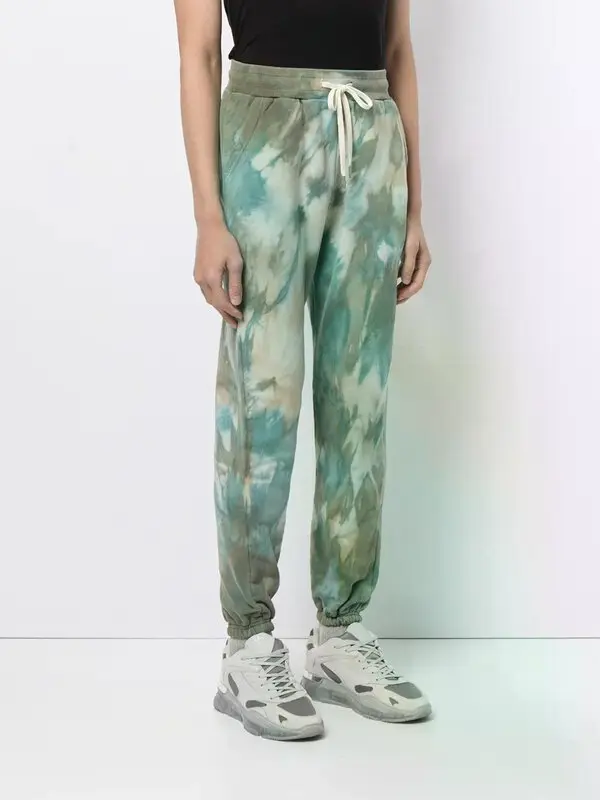 John Elliott Tie-dye Print Track Pants - Green