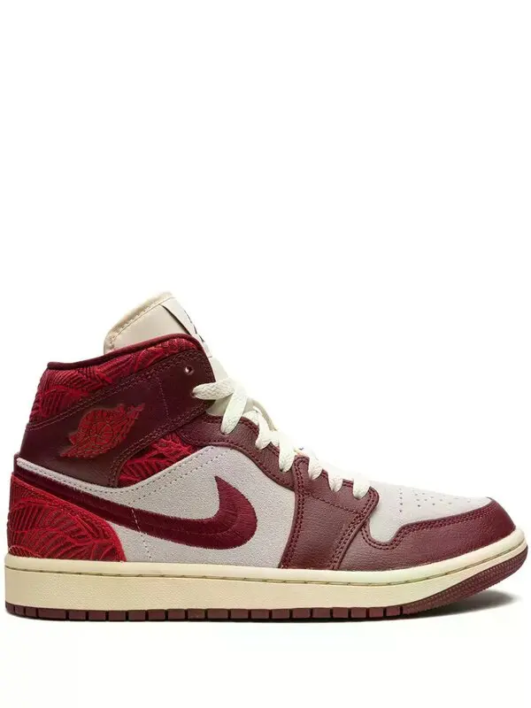 JORDAN Air 1 Mid Tiki Leaf Sneakers