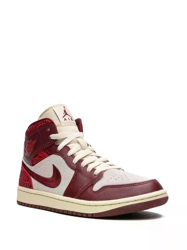 JORDAN Air 1 Mid Tiki Leaf Sneakers