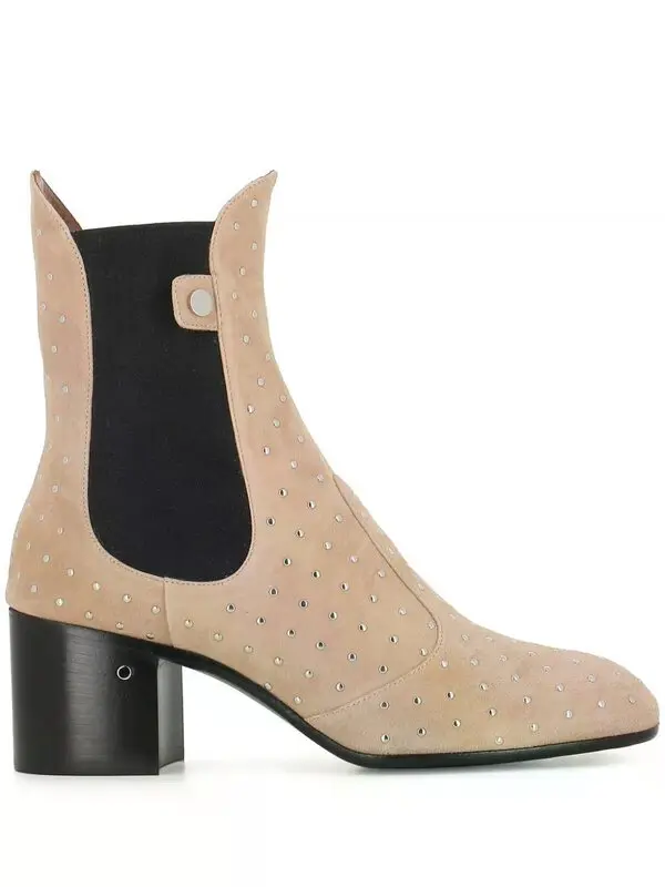 Laurence Dacade Angie Studded Ankle Boots - Neutrals