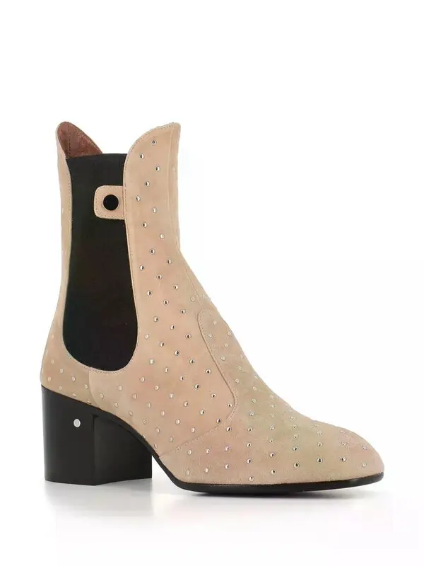 Laurence Dacade Angie Studded Ankle Boots - Neutrals