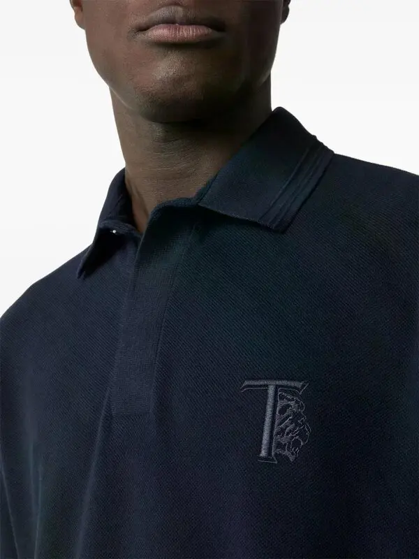 TOD'S Embroidered-logo Polo Shirt
