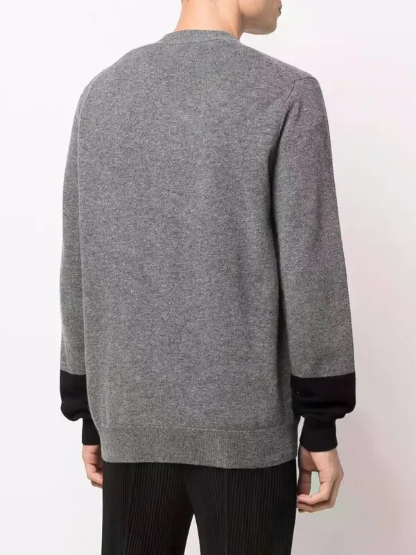 Comme Des Garçons Fine-knit Button-up Cardigan - Grey