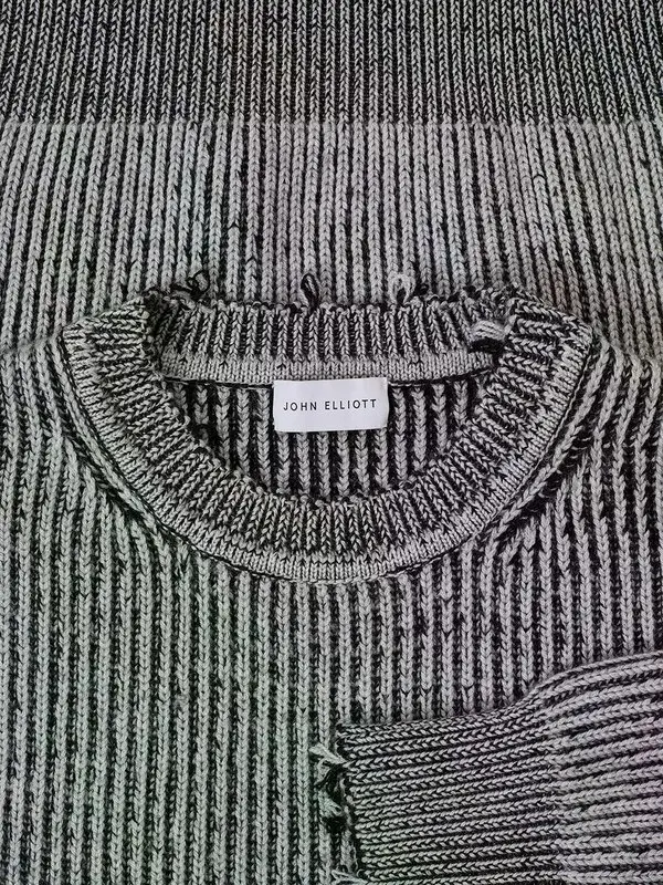 John Elliott Ribbed Knit Crewneck Jumper