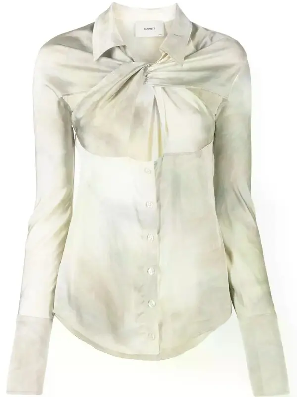 Coperni Gradient-effect Twist Detail Shirt