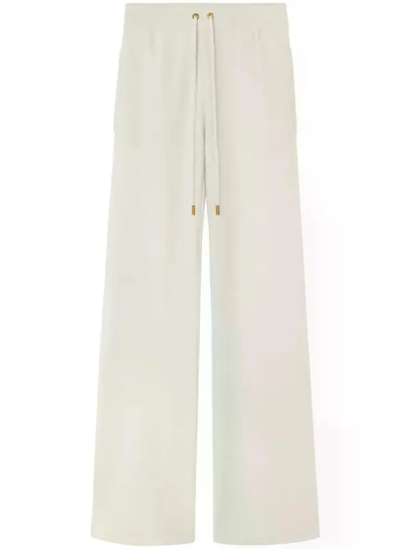Versace Flared Towel Track Pants - Neutrals