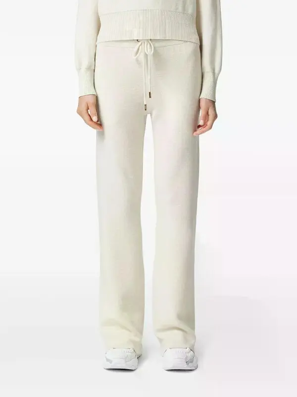 Versace Flared Towel Track Pants - Neutrals