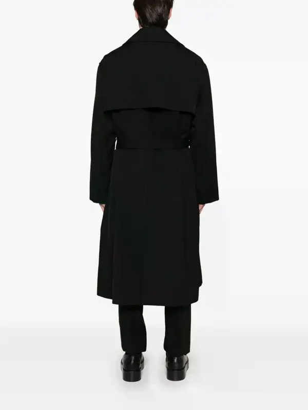 JIL SANDER Belted Double-breasted Coat