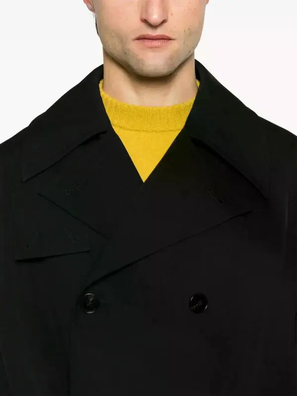 JIL SANDER Belted Double-breasted Coat