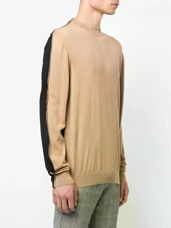 Marni Colour-block Crew Neck Jumper