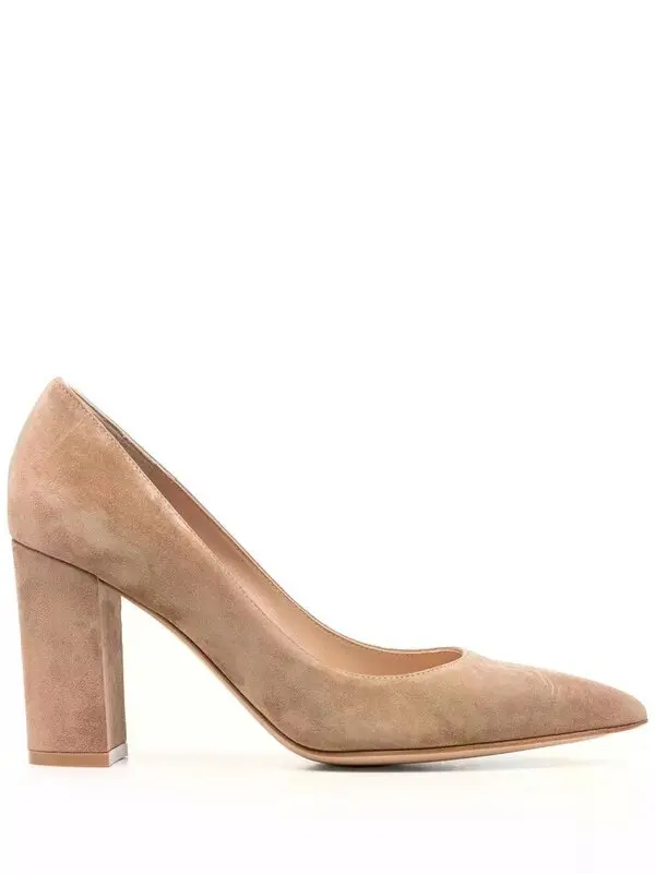 GIANVITO ROSSI Piper 85mm Suede Pumps