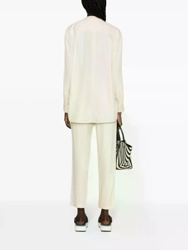 MARANT ETOILE Britten Embroidered Shirt - Neutrals