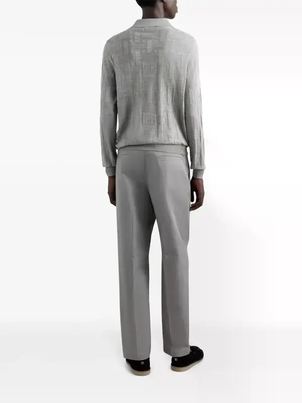 Dolce & Gabbana Fine-knit Polo Shirt