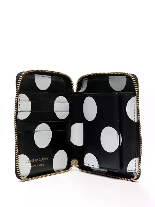Comme Des Garçons Bi-fold Leather Wallet