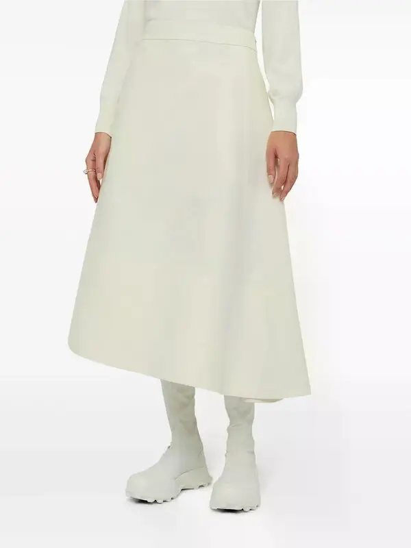 JIL SANDER Asymmetric Midi Skirt