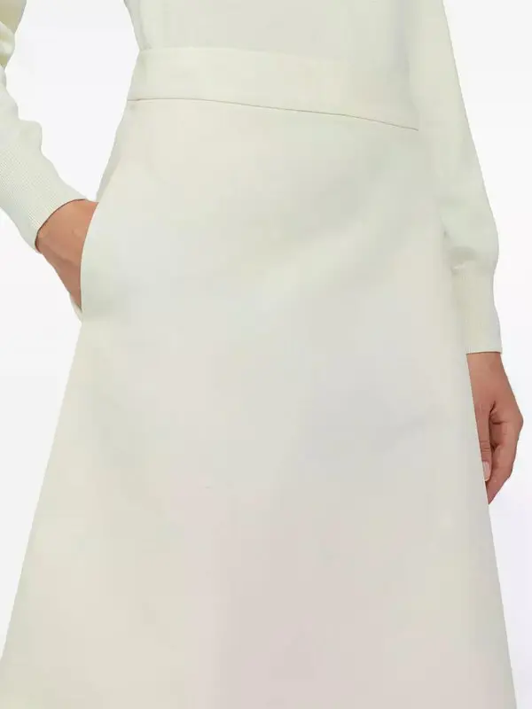 JIL SANDER Asymmetric Midi Skirt
