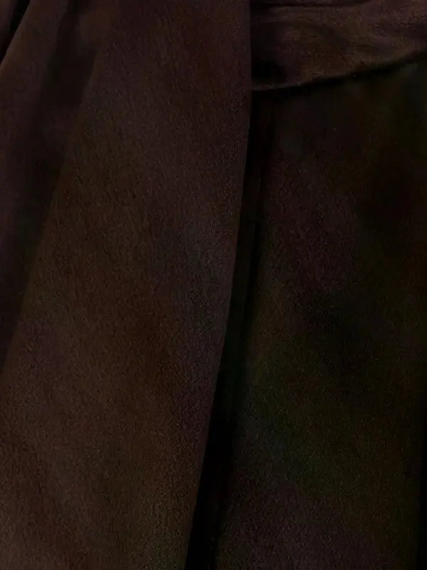 Saint Laurent Garter Detail Silk Blouse