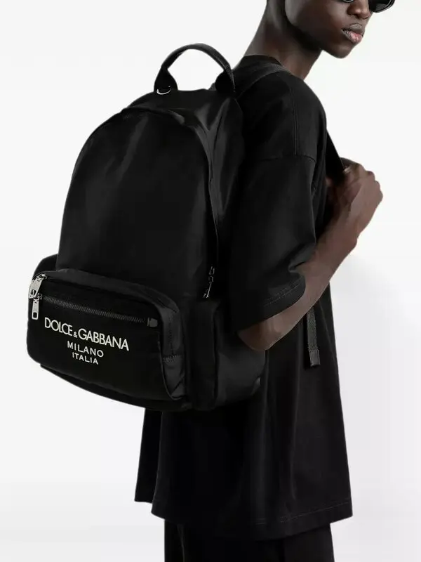 Dolce & Gabbana Logo Print Backpack