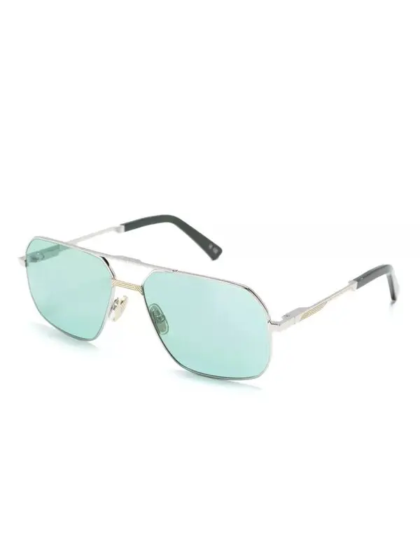 MARCH LA.B Double-bridge Pilot-frame Sunglasses