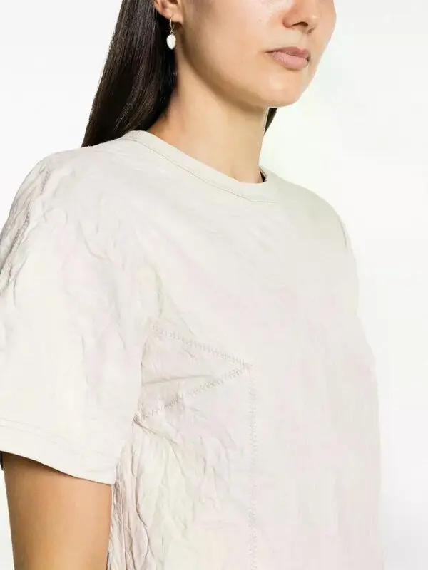 Zadig&Voltaire Riddy Crinkled Leather Mini Dress - Neutrals