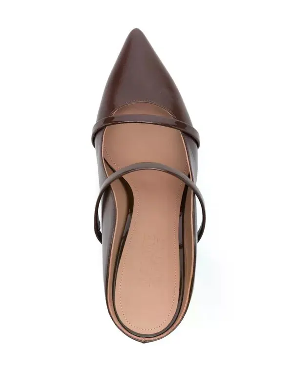 MALONE SOULIERS 70mm Maureen Mules - Brown