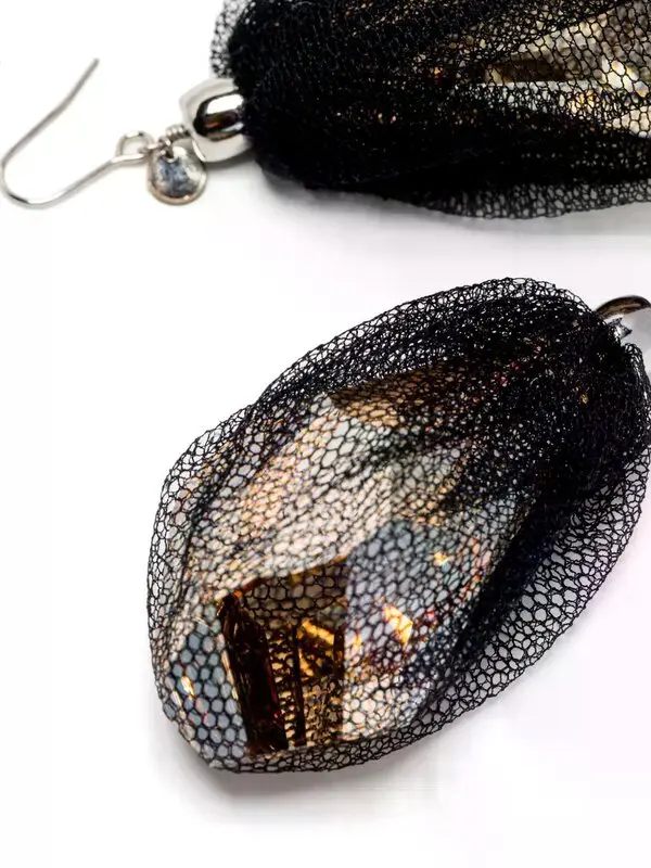 Undercover Tulle Crystal Earrings