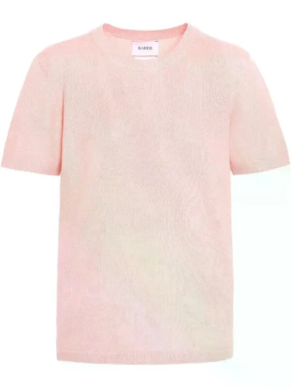 BARRIE Knitted T-shirt - Pink