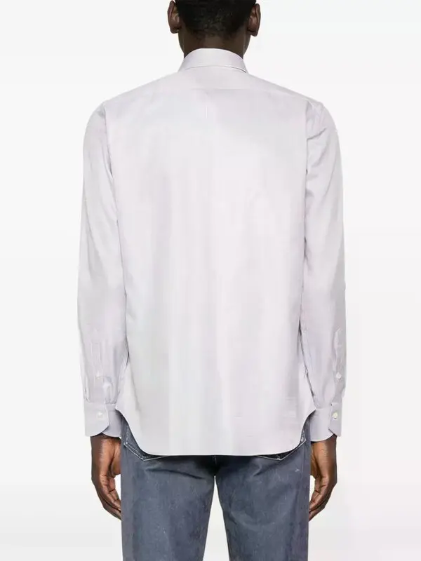 Canali Geometric-pattern Shirt