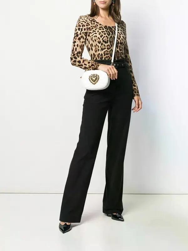 Dolce & Gabbana Long Sleeve T-shirt Animal Print