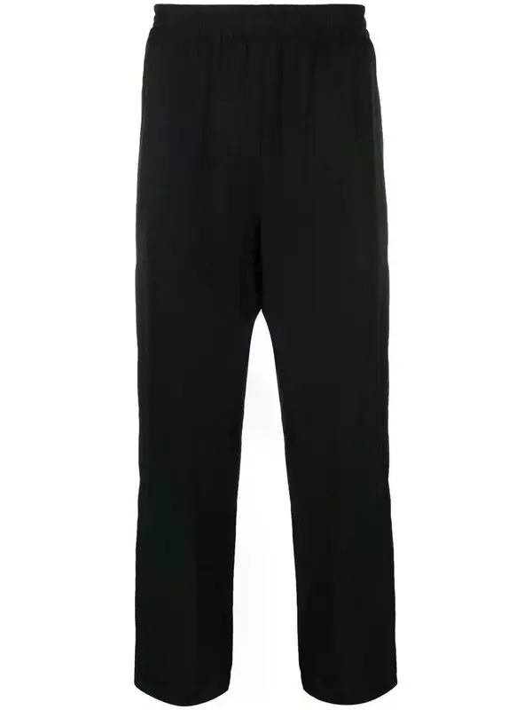 Y3 Mid-rise Straight-leg Cotton Trousers
