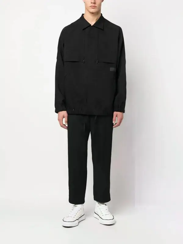 Y3 Mid-rise Straight-leg Cotton Trousers