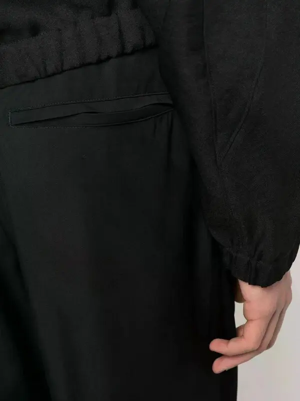 Y3 Mid-rise Straight-leg Cotton Trousers