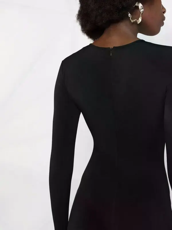 ATU BODY COUTURE Round Neck Long Sleeve Jumpsuit