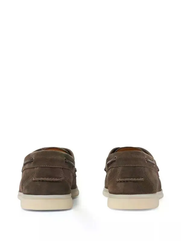 SCAROSSO Suede Boat Shoes