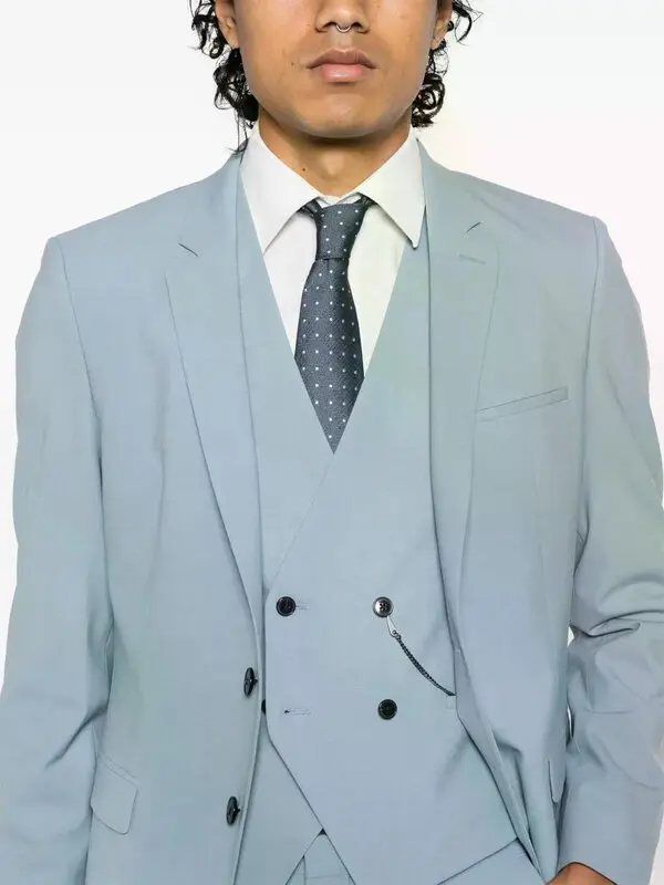 Hugo Panelled Double-breasted Waistcoat